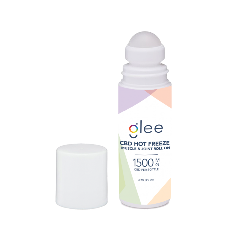 CBD Muscle Hot Freeze | 1500mg CBD Roll-On | GleeCBD
